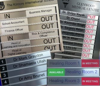 Duty Office Sign - In / Out – Re Workshop