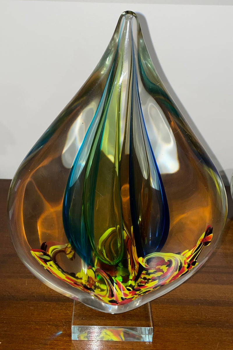Teardrop Statue Glass Art Sculpture – Re Workshop